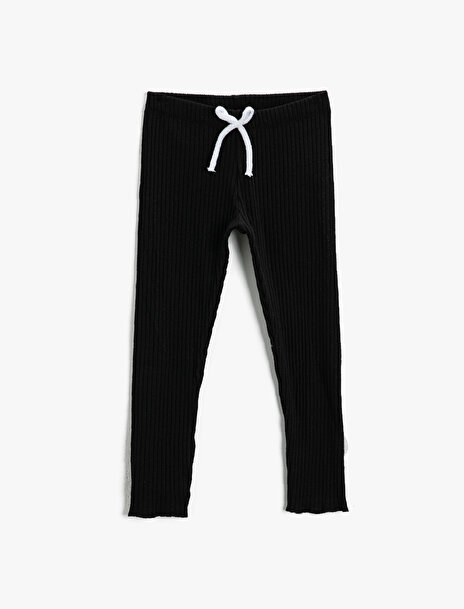 Koton Kız Çocuk Fitilli Tayt Önden Bağlamalı