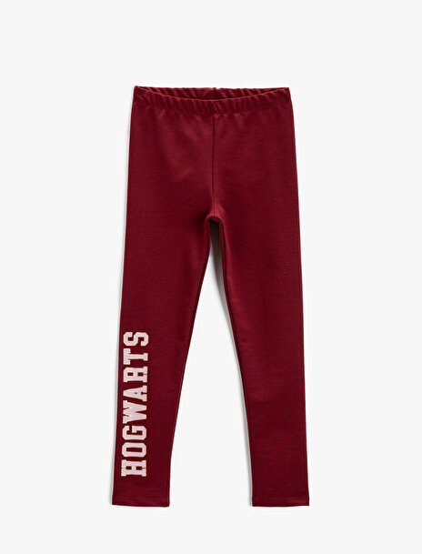 Koton Kız Çocuk Hogwarts Baskılı Beli Lastikli Pamuklu Tayt