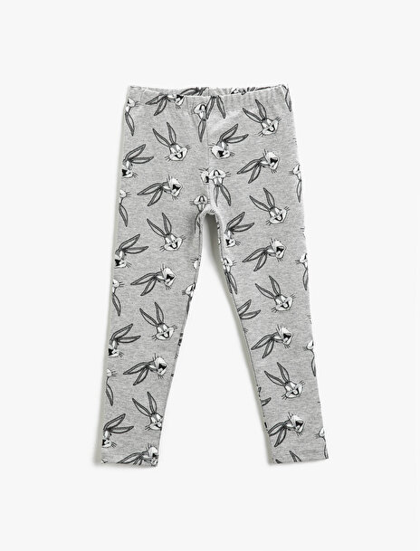 Koton Kız Çocuk Bugs Bunny Lisanslı Baskılı Tayt