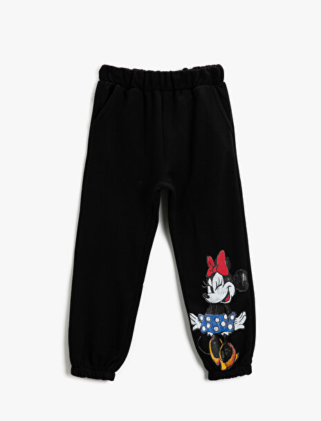 Koton Kız Çocuk Minnie Mouse Lisanslı Baskılı Eşofman Altı