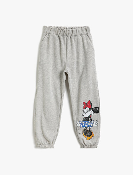 Koton Kız Çocuk Minnie Mouse Lisanslı Baskılı Eşofman Altı