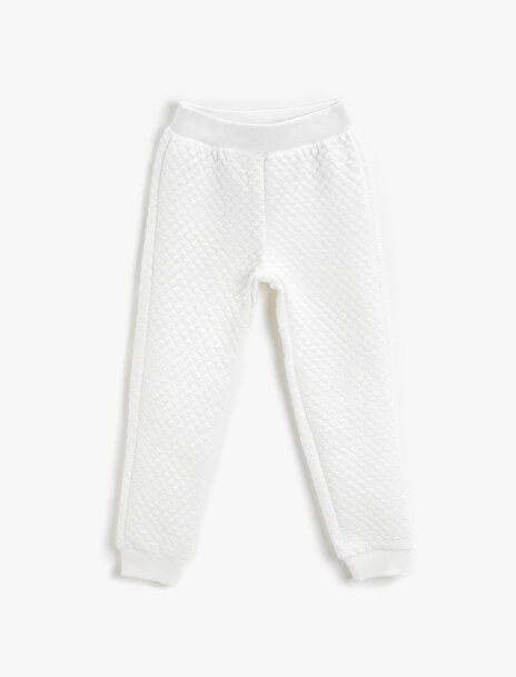 Koton Kız Çocuk Kapitone Jogger Eşofman Altı