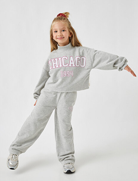 Koton Kız Çocuk Geniş Paça Eşofman Altı