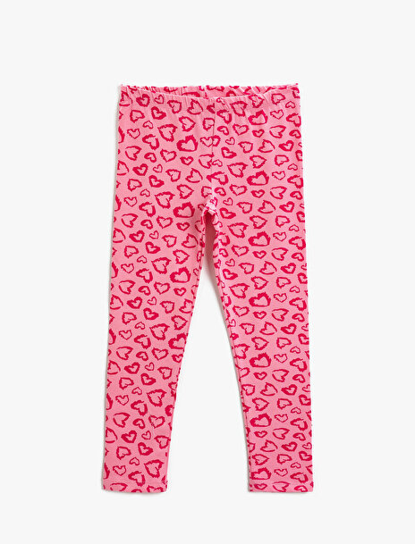 Koton Kız Çocuk Kalp Desenli Tayt