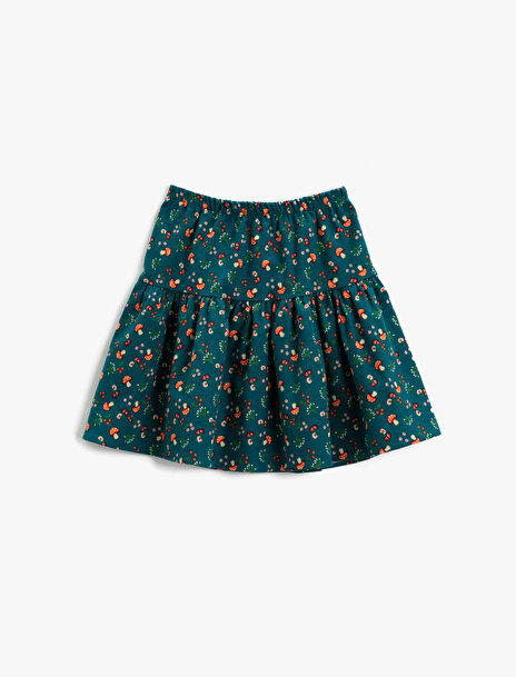 Koton Kız Çocuk Pamuklu Fırfırlı Mini Etek