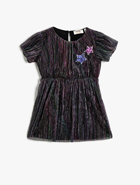 Koton Kız Çocuk Yıldızlı Elbise