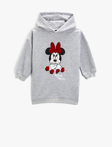 Koton Kız Çocuk Minnie Mouse Lisanslı Sweat Elbise Baskılı Kapşonlu Pamuklu Koton Kız Çocuk Minnie Mouse Lisanslı Sweat Elbise Baskılı Kapşonlu Pamuklu