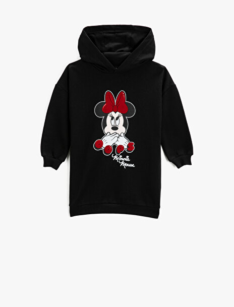Koton Kız Çocuk Minnie Mouse Lisanslı Sweat Elbise Baskılı Kapşonlu Pamuklu Koton Kız Çocuk Minnie Mouse Lisanslı Sweat Elbise Baskılı Kapşonlu Pamuklu