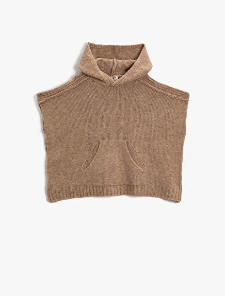 Koton Kız Çocuk Kapüşonlu Panço