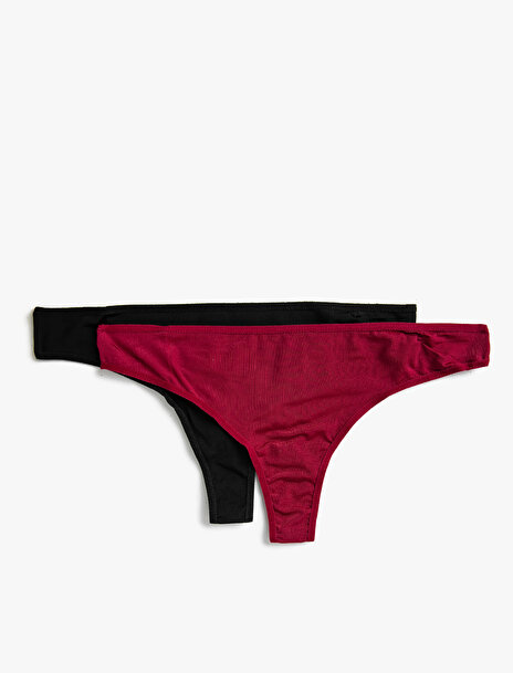 Koton Kadın Basic 2'li String Külot Koton Kadın Basic 2'li String Külot