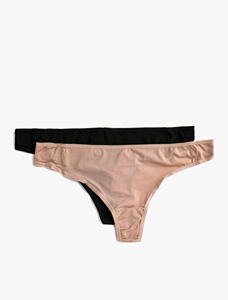 Koton Kadın Basic 2'li String Külot Koton Kadın Basic 2'li String Külot