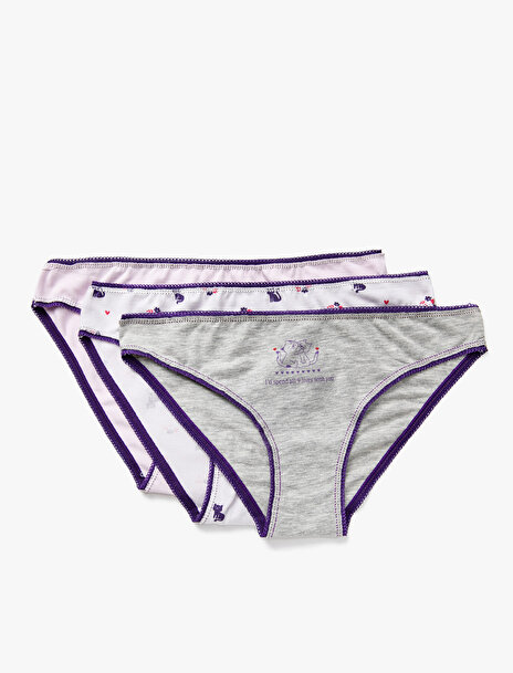 Koton Kadın Pamuklu Brief 3'lü Set Basic Külot Koton Kadın Pamuklu Brief 3'lü Set Basic Külot