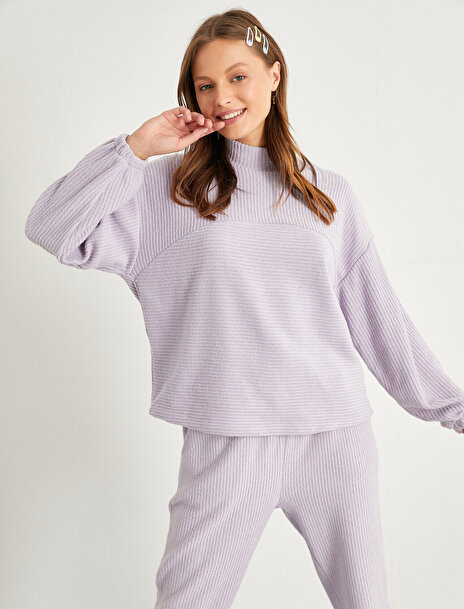 Koton Kadın Örme Pijama Üst