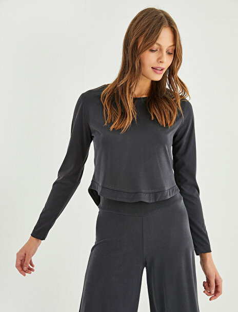 Koton Kadın Uzun Kollu Pijama Üstü