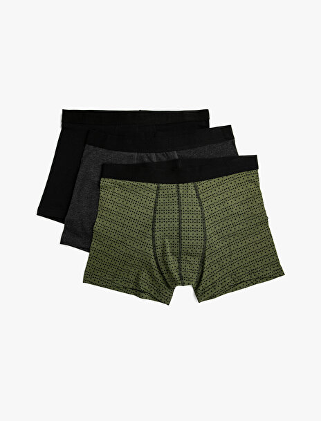 Koton Erkek Pamuklu Basic Boxer Seti 3'lü Koton Erkek Pamuklu Basic Boxer Seti 3'lü