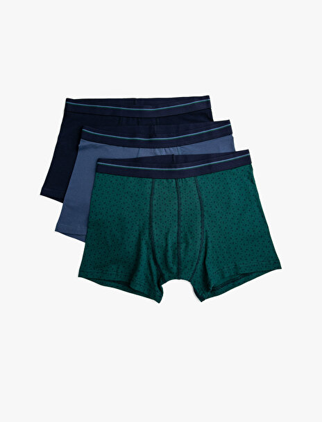 Koton Erkek Pamuklu Basic Boxer Seti 3'lü Koton Erkek Pamuklu Basic Boxer Seti 3'lü
