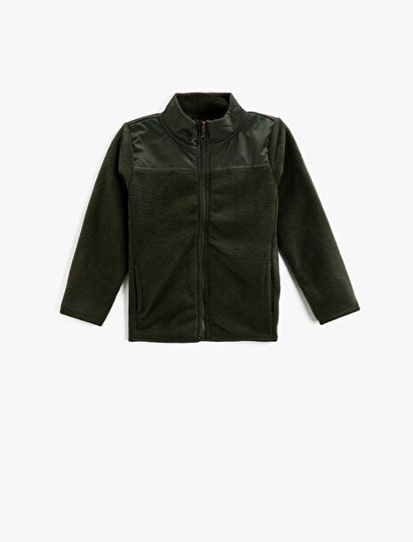 Koton Erkek Çocuk Fermuarlı Sweatshirt Uzun Kollu