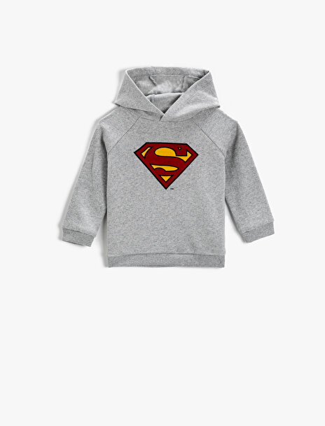 Koton Erkek Çocuk Superman Lisanslı Baskılı Kapüşonlu Sweatshirt Koton Erkek Çocuk Superman Lisanslı Baskılı Kapüşonlu Sweatshirt