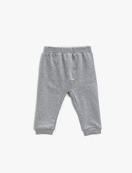 Koton Erkek Çocuk Düğmeli Eşofman Altı