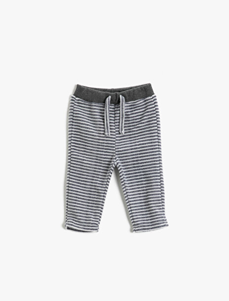 Koton Erkek Çocuk Çizgili Belden Bağlamalı Eşofman Altı