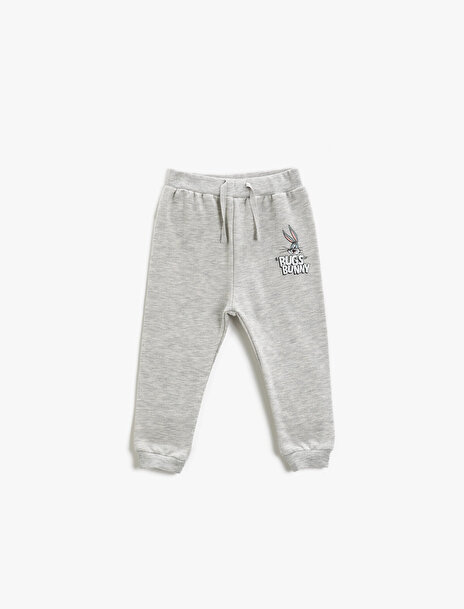 Koton Erkek Çocuk Bugs Bunny Lisanslı Baskılı Beli Bağlamalı Eşofman Altı