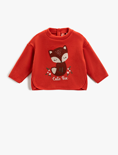 Koton Kız Çocuk Hayvan Baskılı Sweatshirt