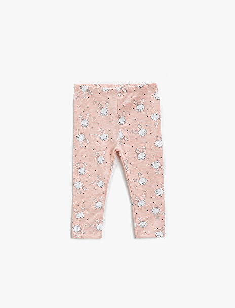 Koton Kız Çocuk Kedi Baskılı Tayt