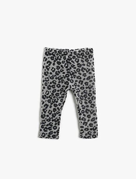 Koton Kız Çocuk Leopar Desenli Tayt