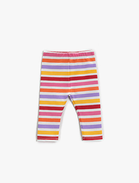 Koton Kız Çocuk Çizgili Tayt