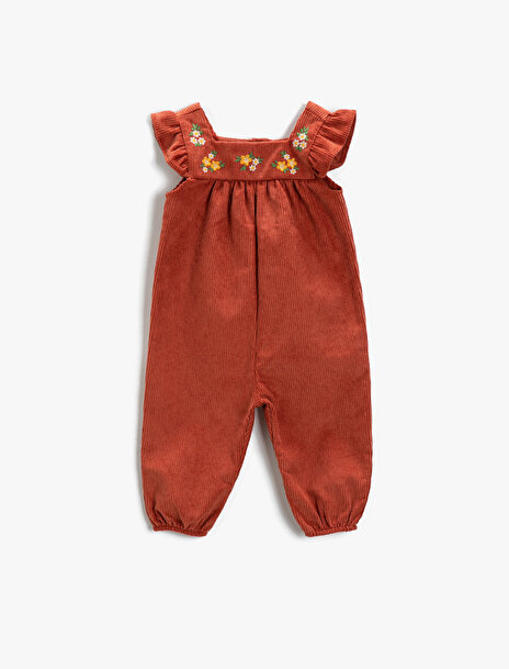 Koton Kız Çocuk İşlemeli Tulum