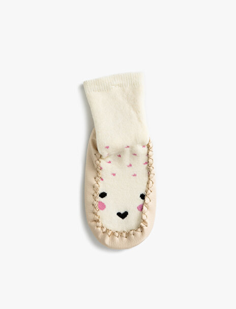 Koton Kız Çocuk Kalp Desenli Kız Bebek Çorap