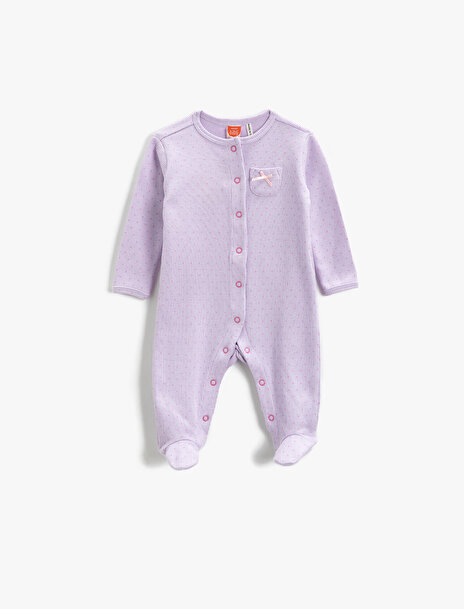 Koton Kız Çocuk Küçük Puantiyeli Zıbın Pamuklu