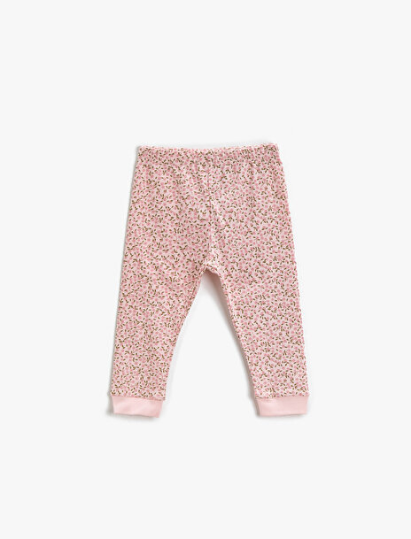 Koton Kız Çocuk Çiçek Baskılı Eşofman Altı Beli Lastikli Koton Kız Çocuk Çiçek Baskılı Eşofman Altı Beli Lastikli