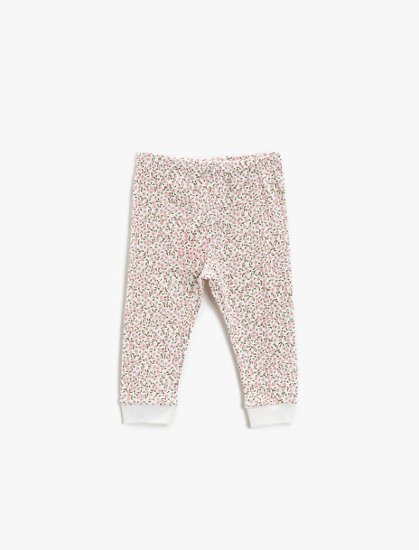 Koton Kız Çocuk Çiçek Desenli Eşofman Altı