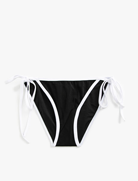 Koton Kadın Bikini Altı Yanları Bağlamalı Biye Detaylı Koton Kadın Bikini Altı Yanları Bağlamalı Biye Detaylı