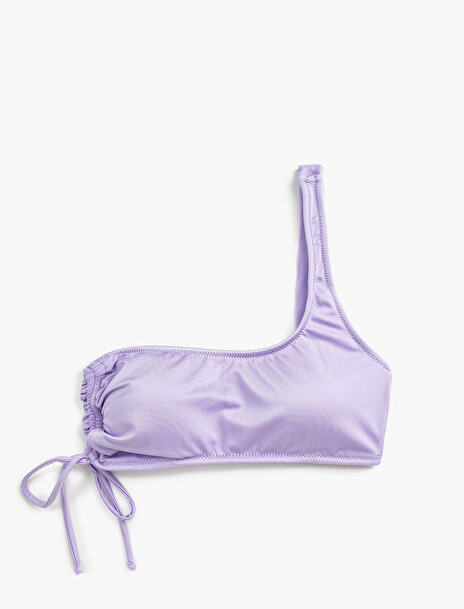 Koton Kadın Tek Omuzlu Biyeli Bikini Üst