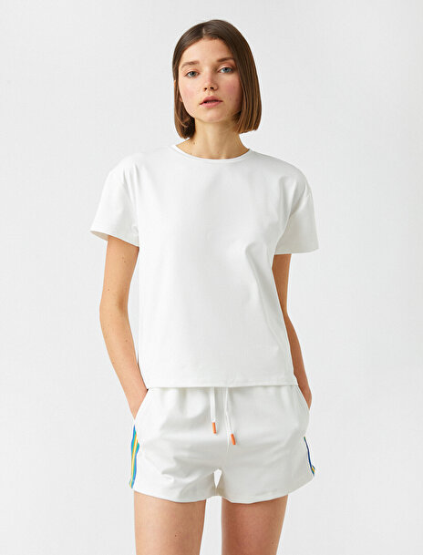 Koton Kadın Rahat Basic Spor Tişört