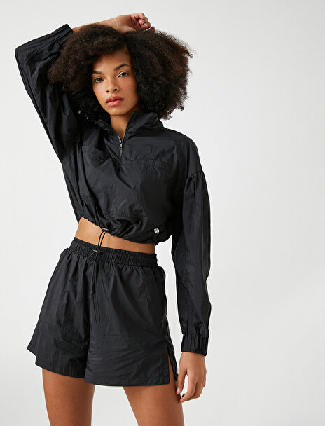 Koton Kadın Crop Spor Ceket