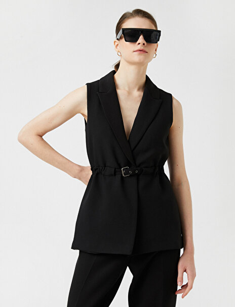 Koton Kadın Kemerli Anvelop Yelek Koton Kadın Kemerli Anvelop Yelek