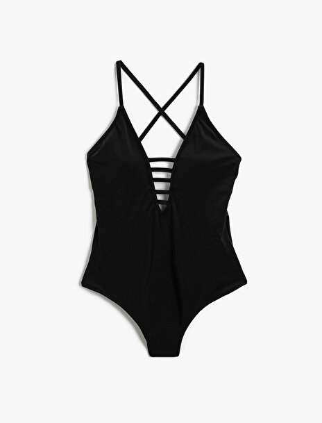 Koton Kadın Derin V Yaka Mayo Koton Kadın Derin V Yaka Mayo