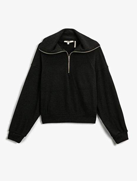 Koton Kadın Yakası Femruarlı Kazak