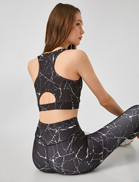 Koton Kadın Sırt Detaylı Spor Sütyen