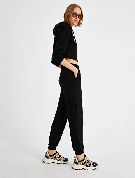 Koton Kadın Beli Lastikli Cepli Jogger Eşofman Altı