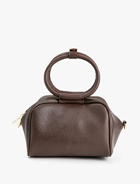 Koton Kadın Ece Sükan X Koton - Halka Saplı Deri Görünümlü Çanta