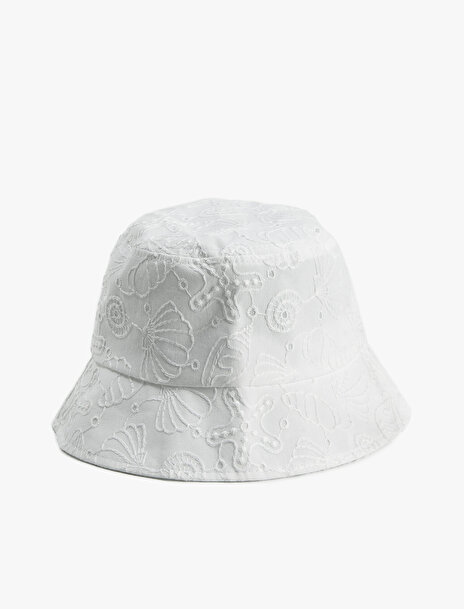 Koton Kadın İşlemeli Bucket Şapka Koton Kadın İşlemeli Bucket Şapka