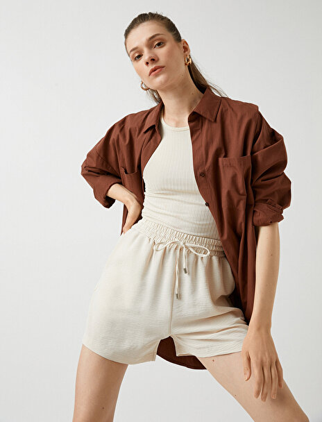 Koton Kadın Beli Bağlamalı Şort