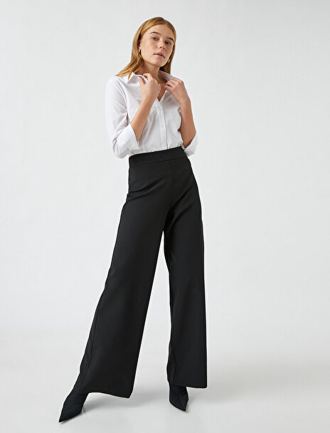Koton Kadın Yüksek Bel Palazzo Pantolon