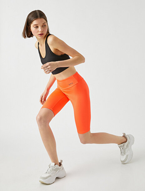 Koton Kadın Baskılı Biker Tayt