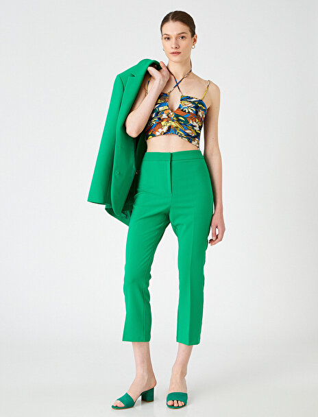 Koton Kadın Crop Pantolon