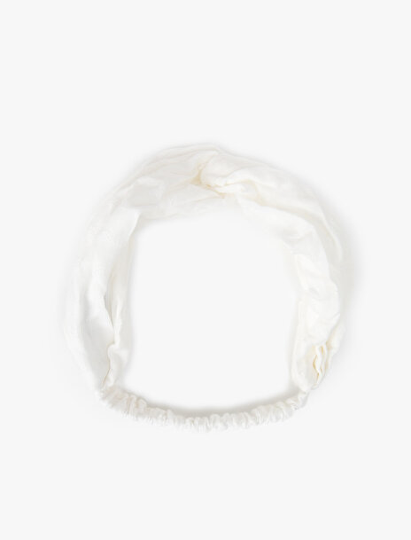 Koton Kadın Düğümlü Bandana Lastikli Koton Kadın Düğümlü Bandana Lastikli